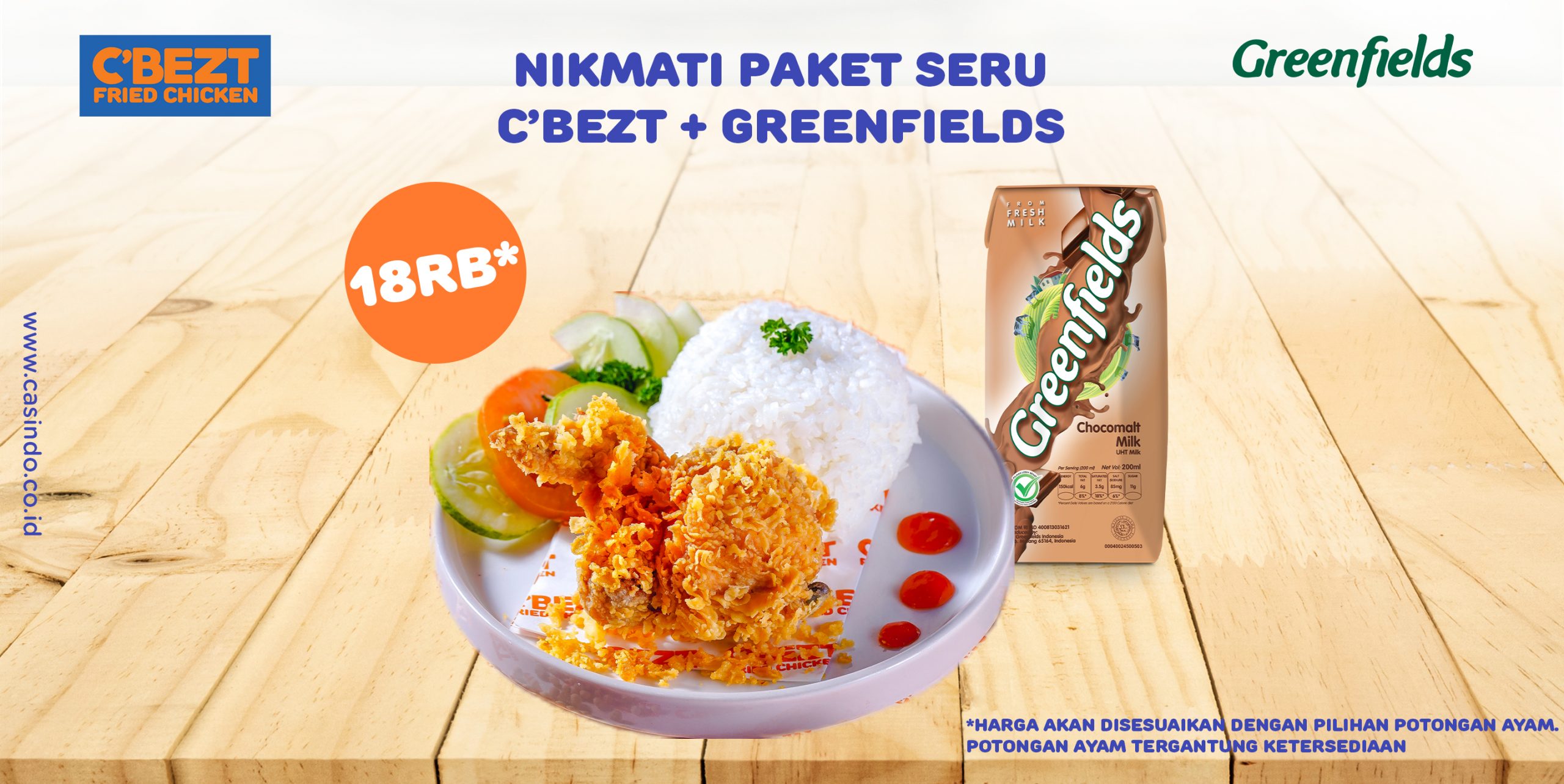 Nikmati Susu UHT Full Cream Greenfields di C’BEZT!